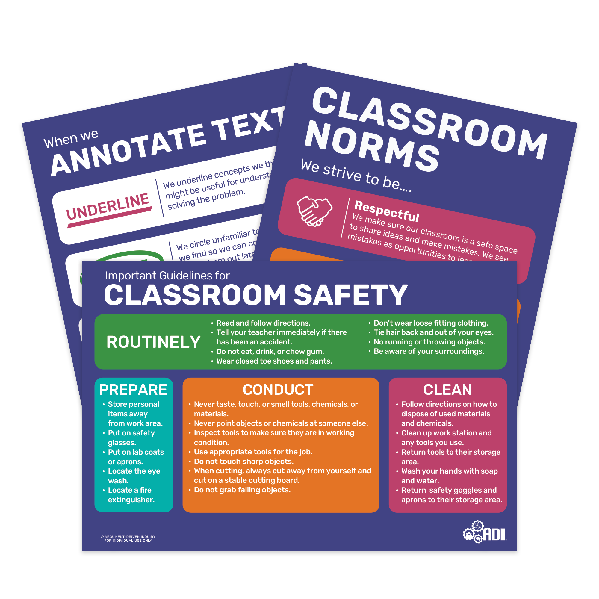 Classroom Poster Pack | ADI Store